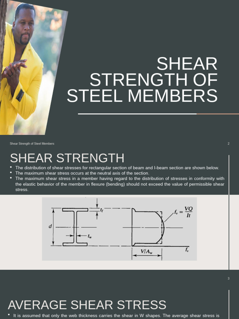 Shear Strength of Steel Members | PDF