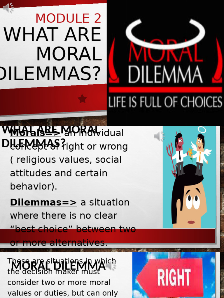 Module 2 Moral Dilemmas | PDF