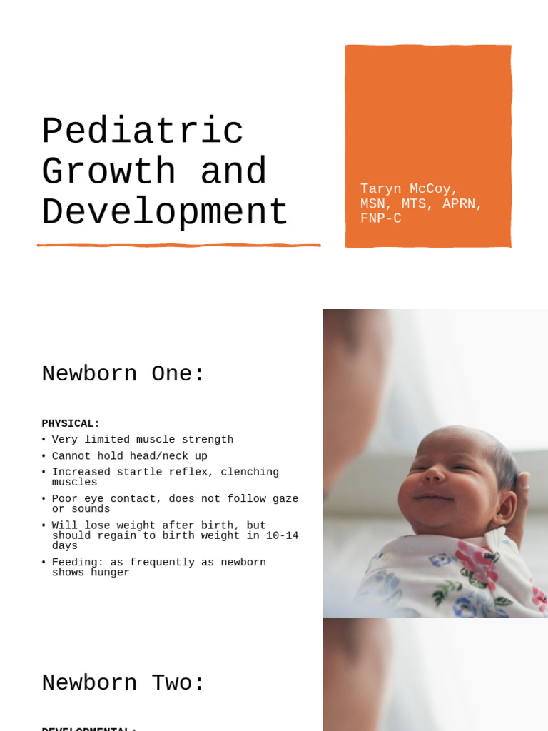 Pediatric Growth and Development | PDF