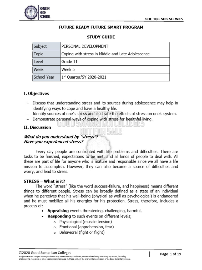 Shs Soc 108 Study Guide Wk5 No Acts | PDF