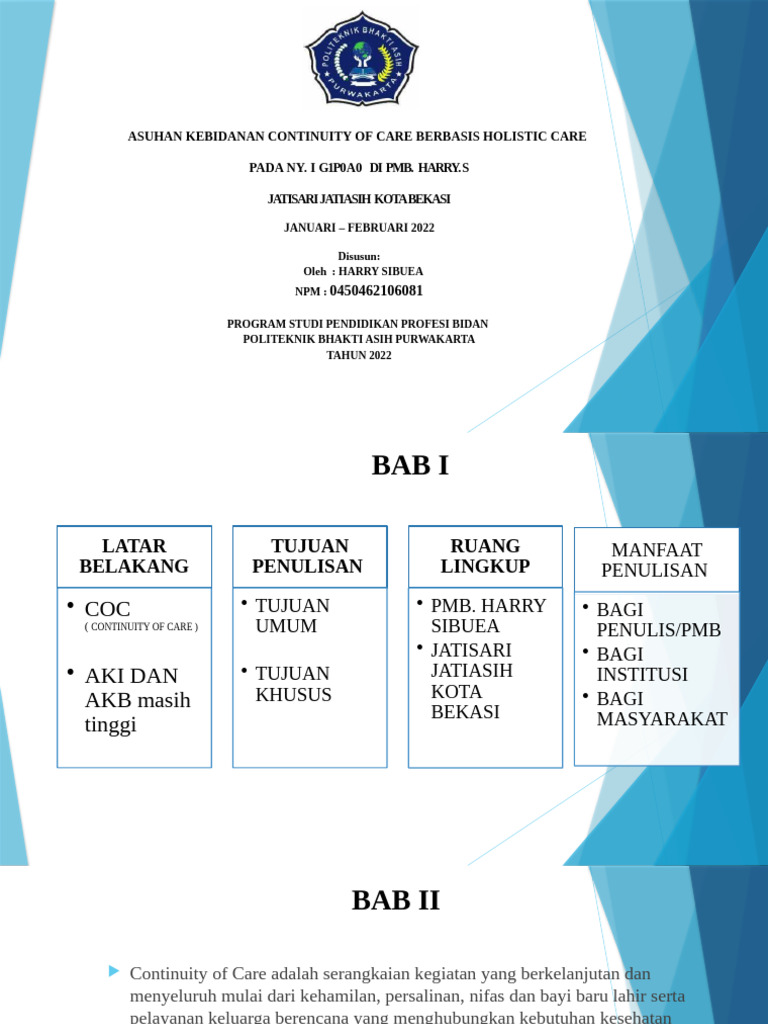 COC PPT Harry Sibuea | PDF