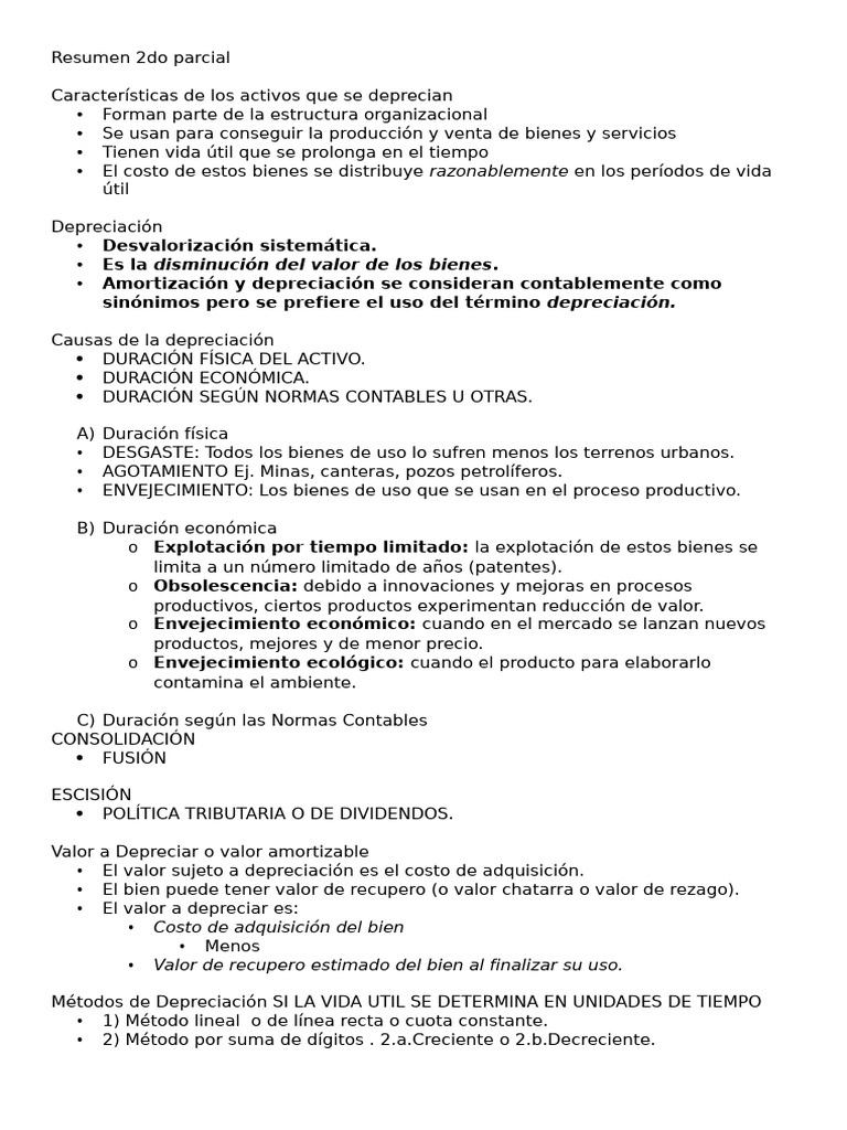 Resumen 2do Parcial Modelos Contables | PDF