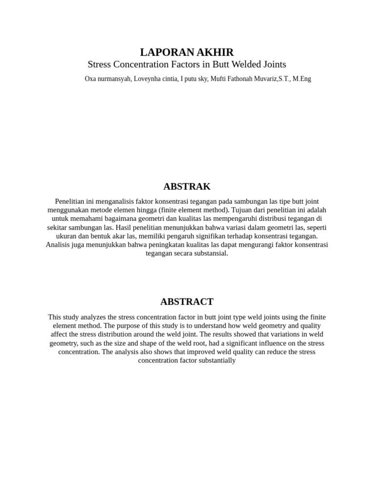 Laporan Akhir - Kelompok Oxa | PDF