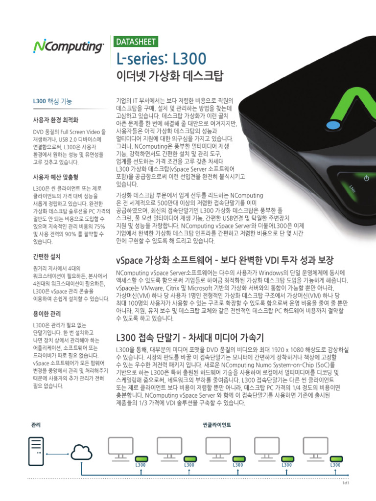 Datasheet L-series L300 (KO) 641733 | PDF