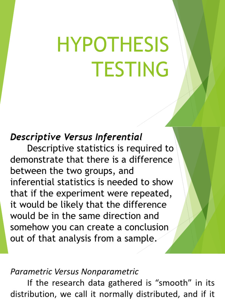 chapter-7-Hypothesis-Testing | PDF chapter-7-Hypothesis-Testing | PDF