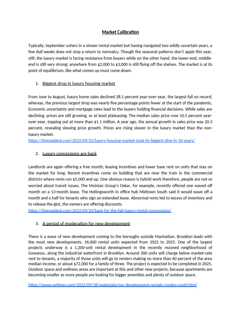 Sep - 22, Week#4, Market Recalibration | PDF