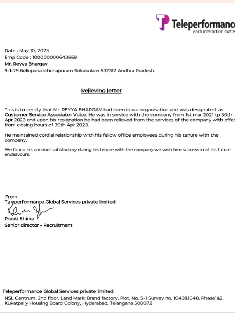 teleperformance | PDF