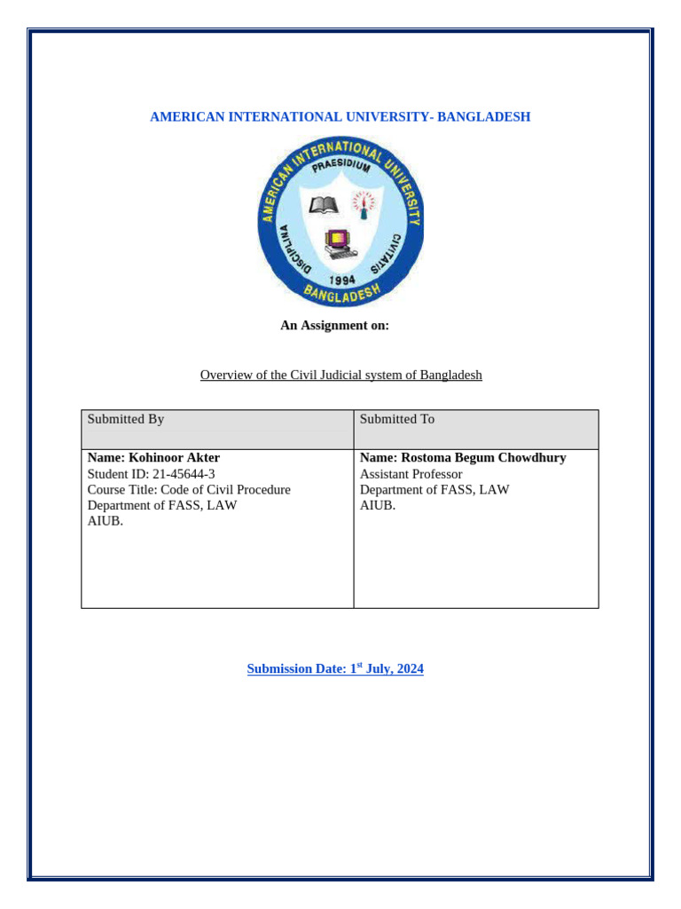 CPC Assignment | PDF