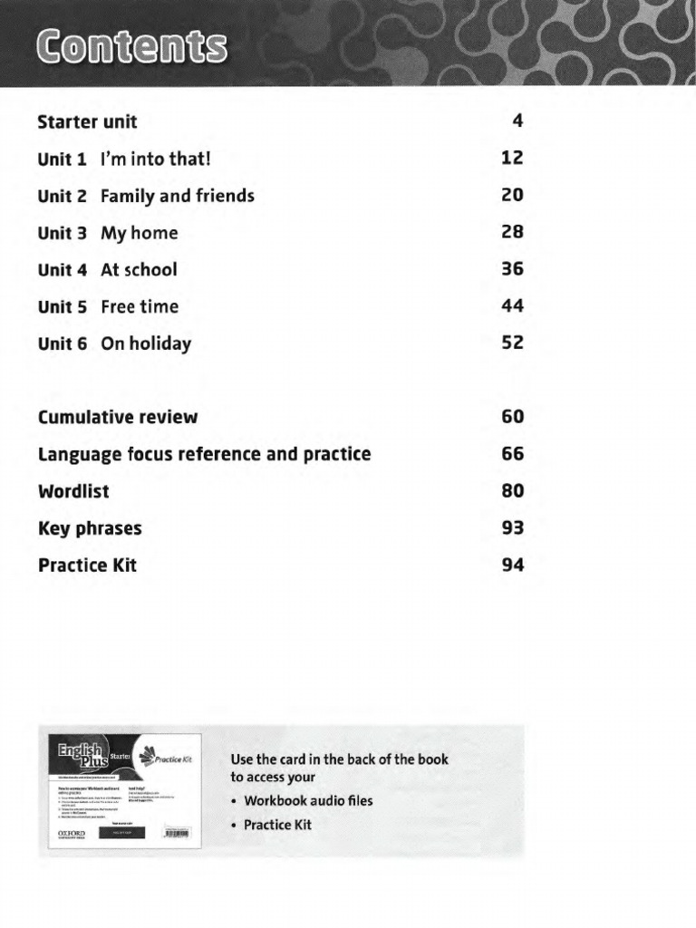 English Plus Starter WB-1-96-3-96 | PDF