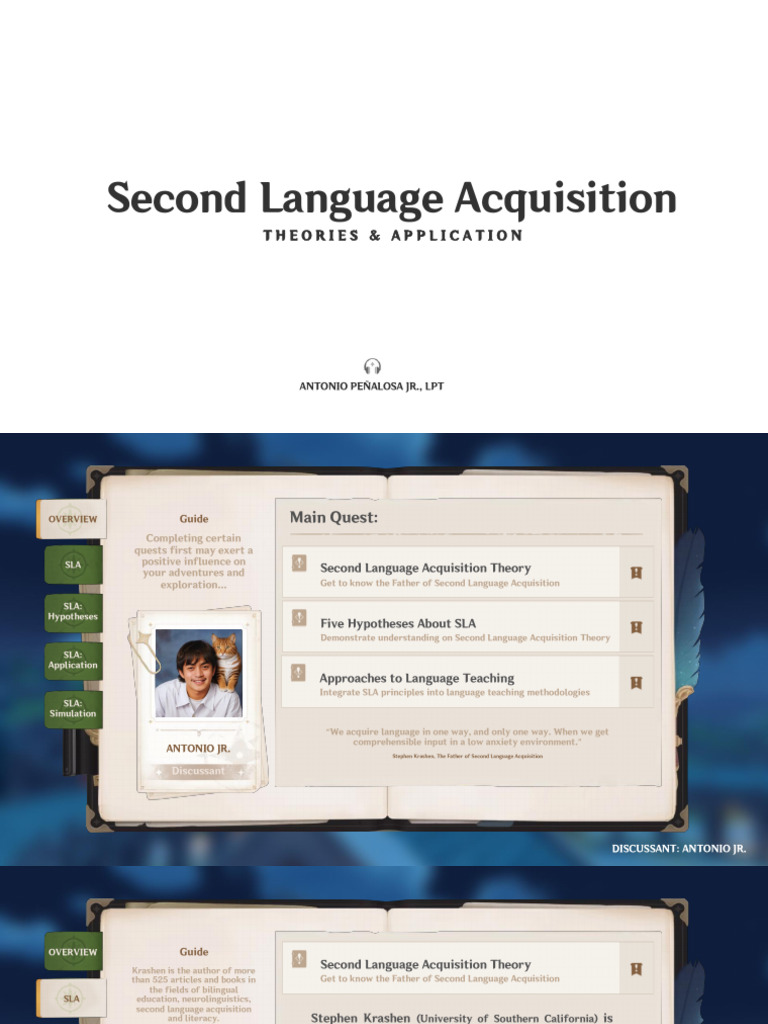Second Language Acquisition A.LING136 | PDF