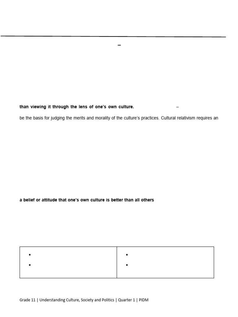 UCSP Q1 Lesson 3 | PDF