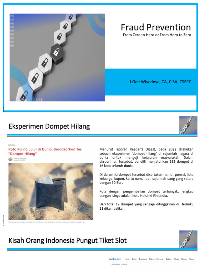 Materi Anti Fraud - CultureTalk CPS Pangkep | PDF Materi Anti Fraud - CultureTalk CPS Pangkep | PDF