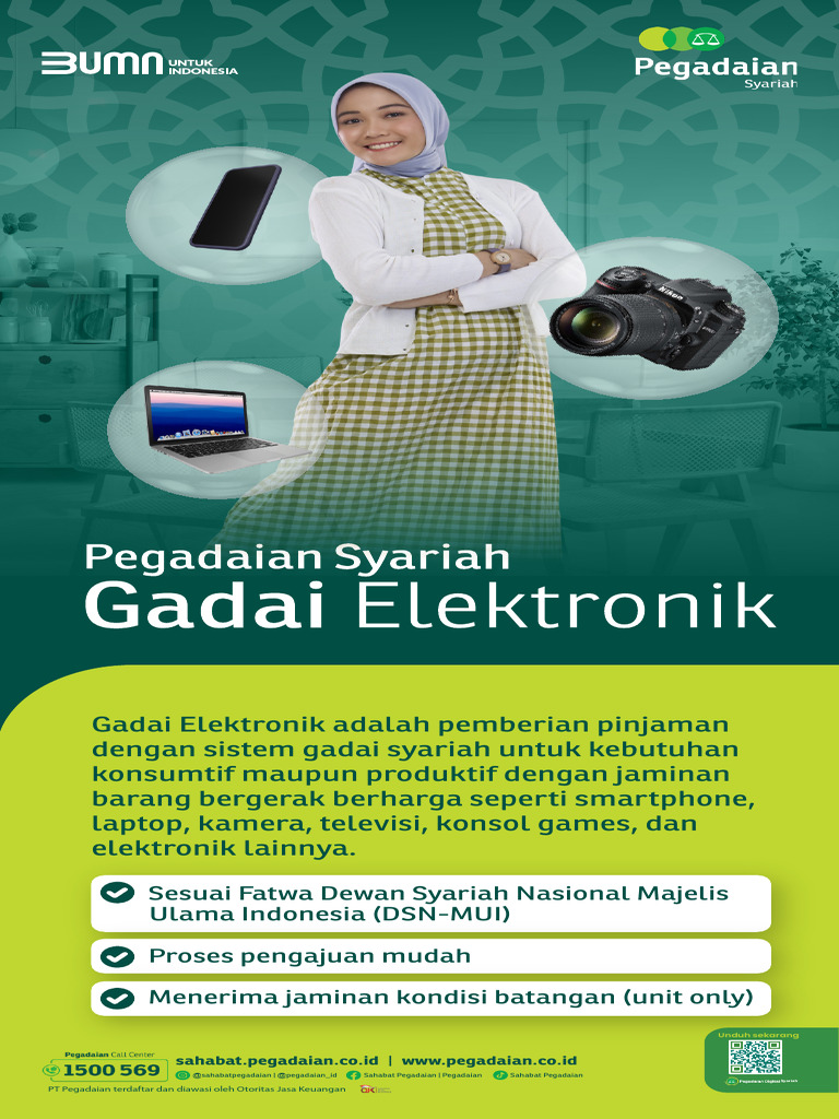 Brosur Gadai Syariah - Gadai Elektronik | PDF