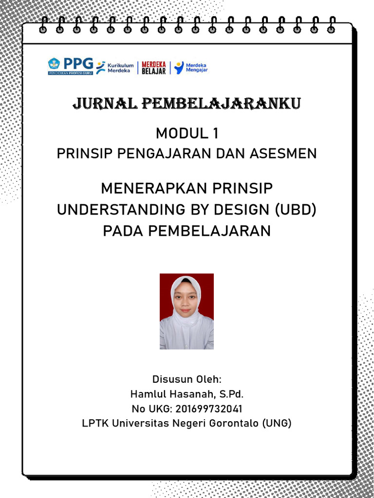 Jurnal Pembelajaran-Modul 1-Menerapkan Prinsip Ubd Pada Pembelajaran-Hamlul Hasanah | PDF