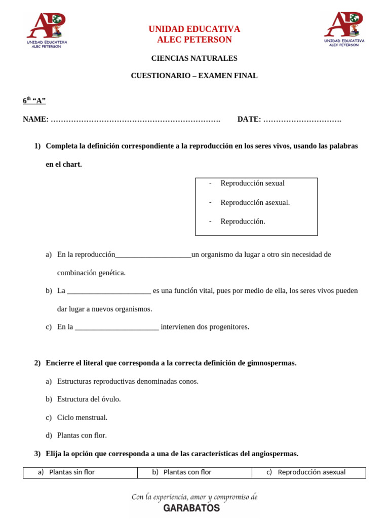 CCNN - Cuestionario - Examen Final. | PDF