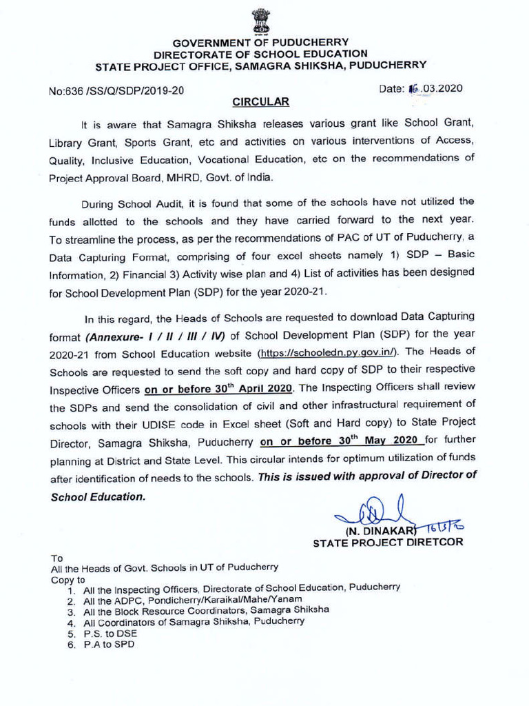 SDP-Circular With DCF | PDF