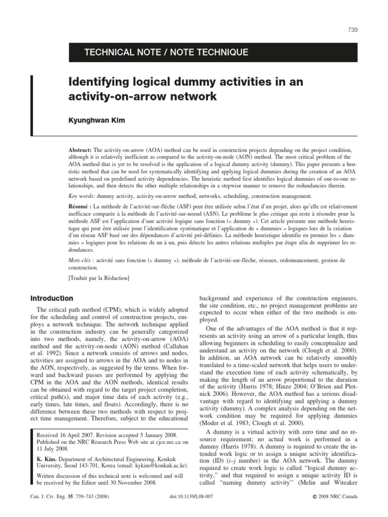Dummy use | PDF