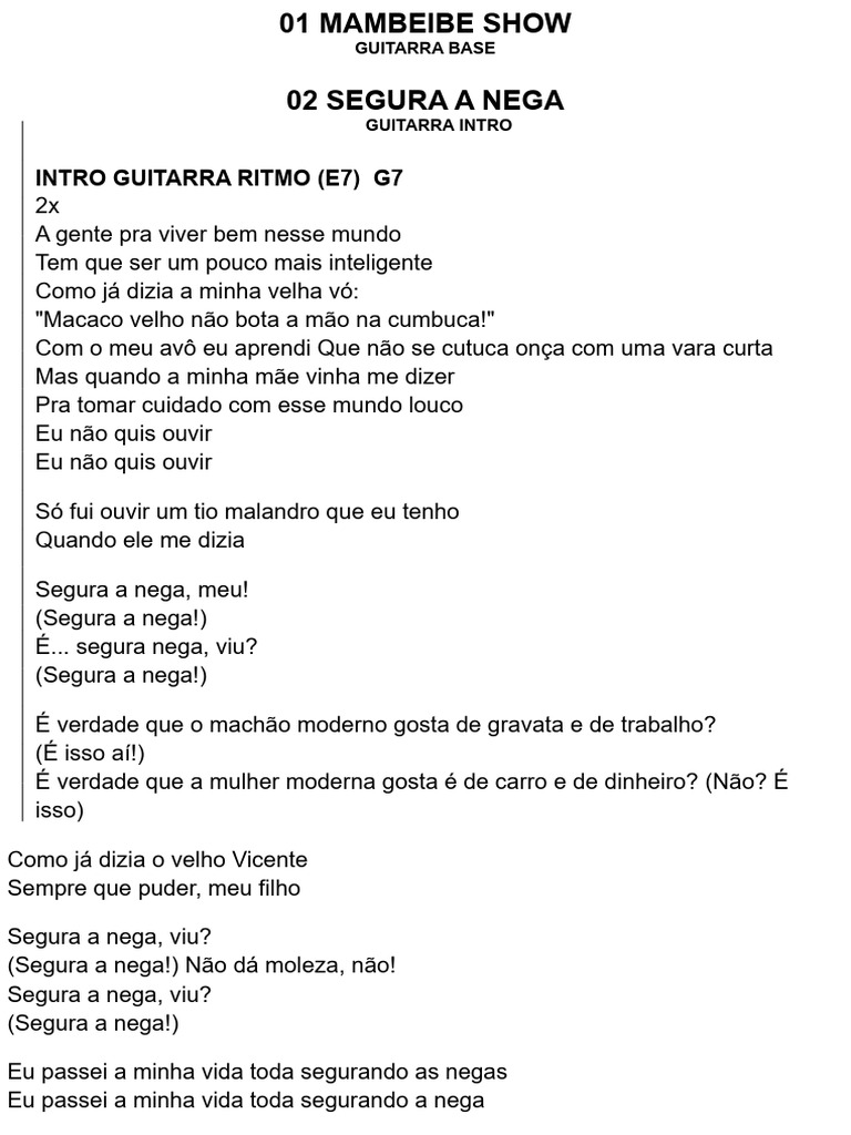 O Telefone - Letra | PDF