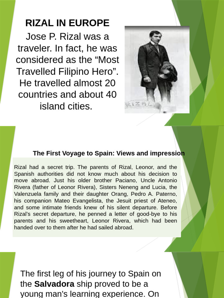 Rizal in Europe 2024 | PDF