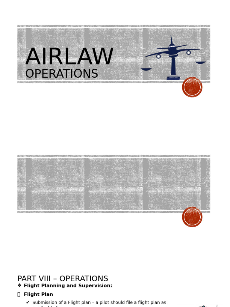 Air Law Operations | PDF