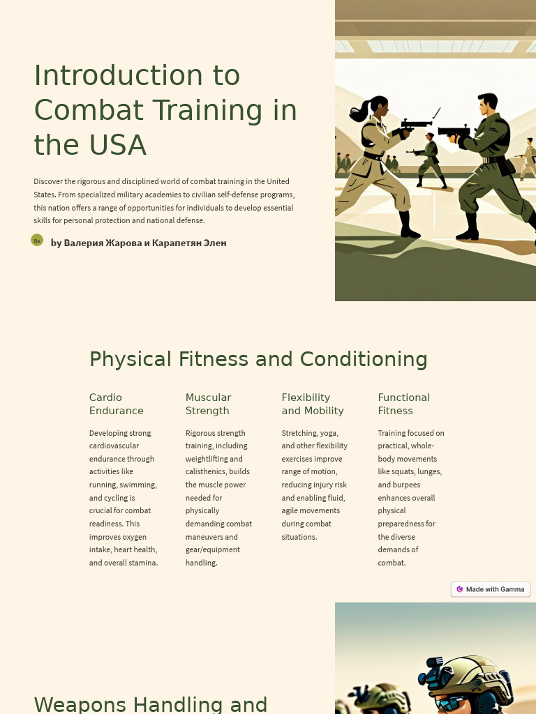 Introduction To Combat Training in The USA | PDF