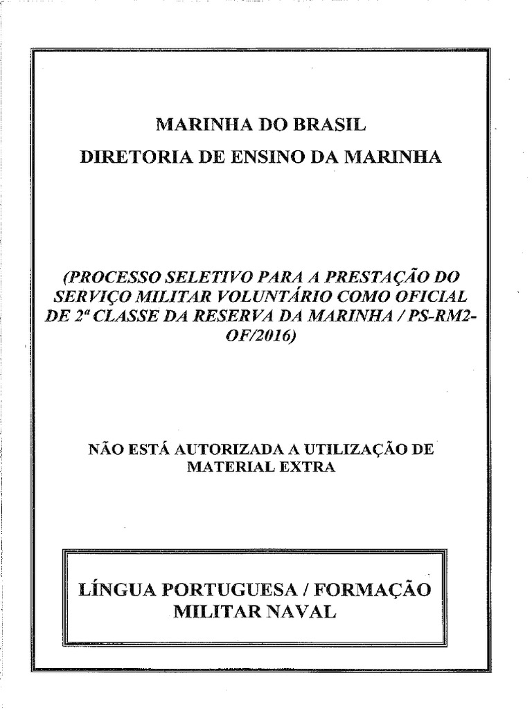 Gabaritos Provas RM2 2016 | PDF