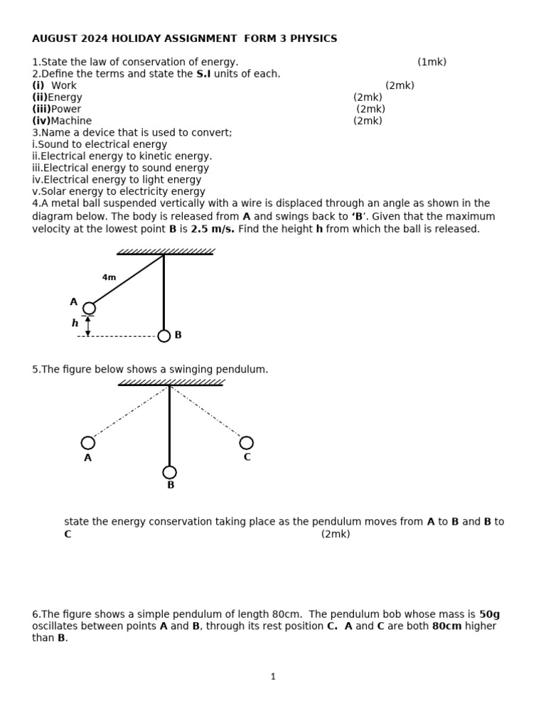 Physics f3 | PDF