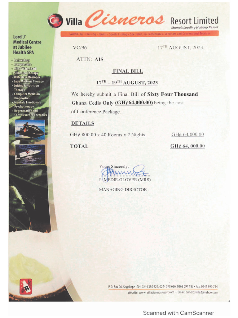 Ais Final Bill | PDF