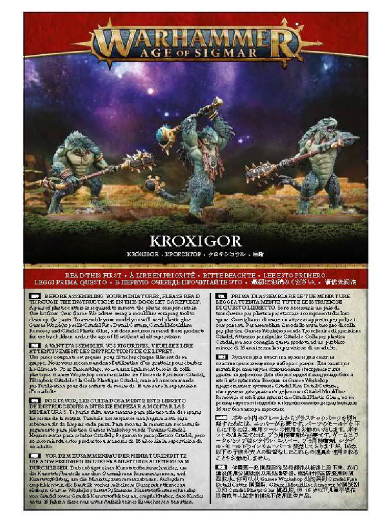 Kroxigor Warspawned (Seraphon) | PDF