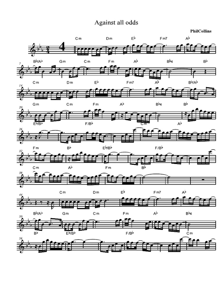 Against All Odds | PDF