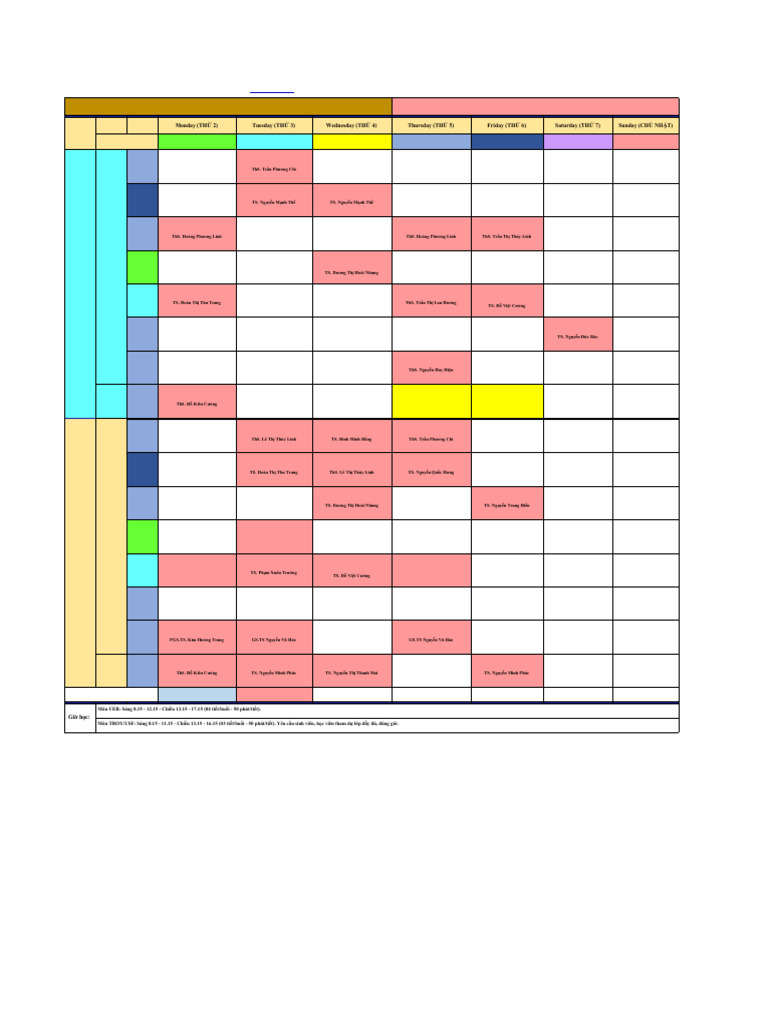 2024.02.15 - Tentative Schedule Spring 2024 | PDF