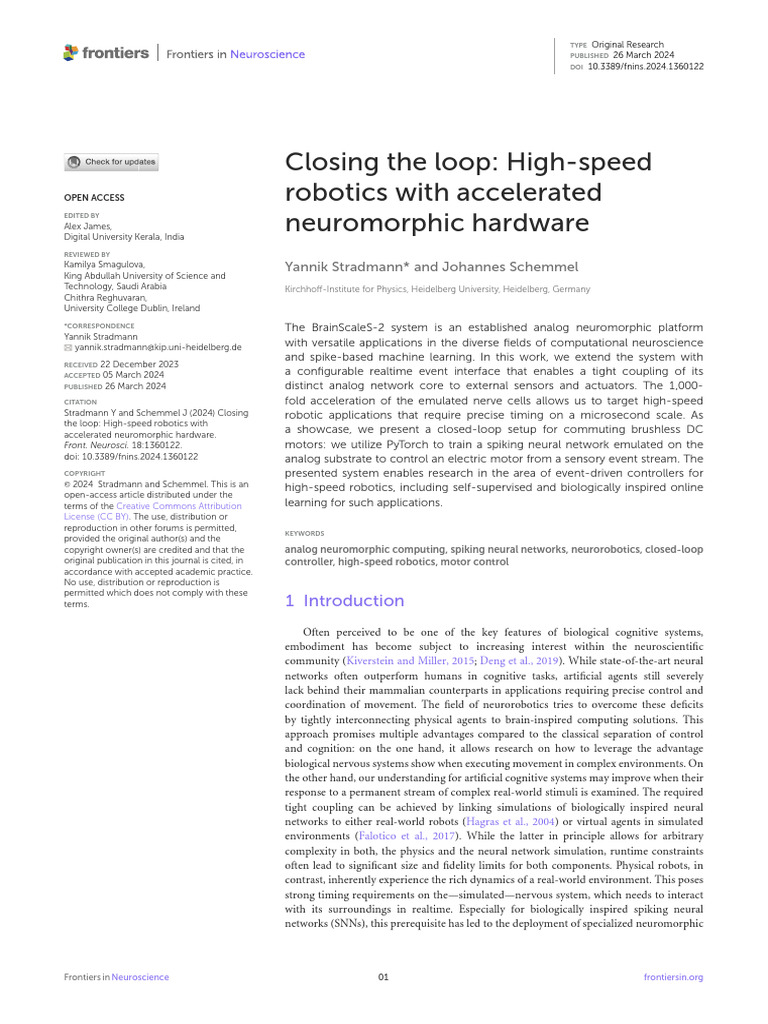 Closing The Loop High-Speed Robotics With Accelera | PDF