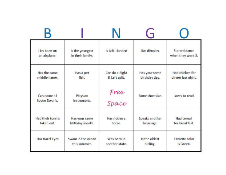 Ice Breaker Bingo | PDF