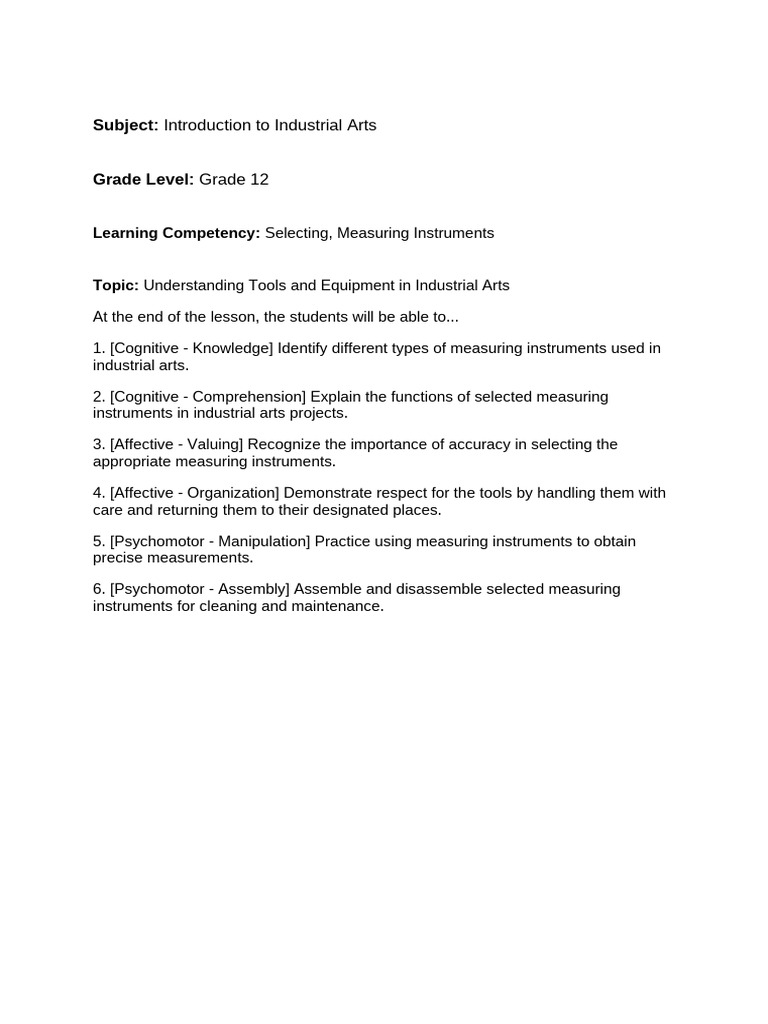 Learning Competency | PDF