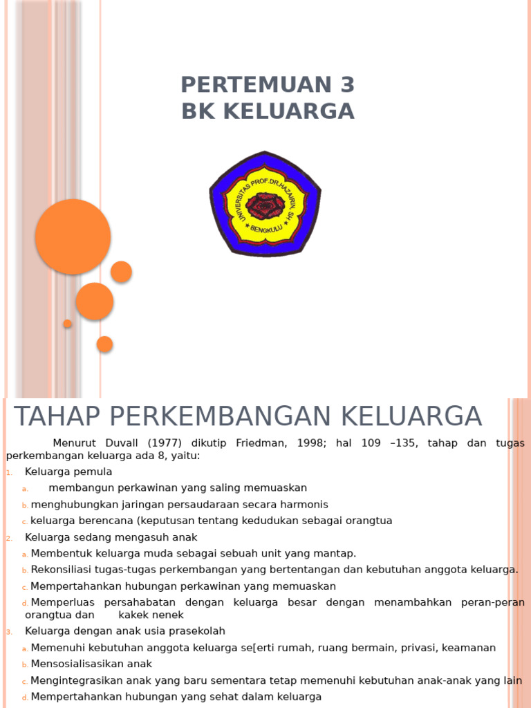 Materi 3 BK Keluarga | PDF