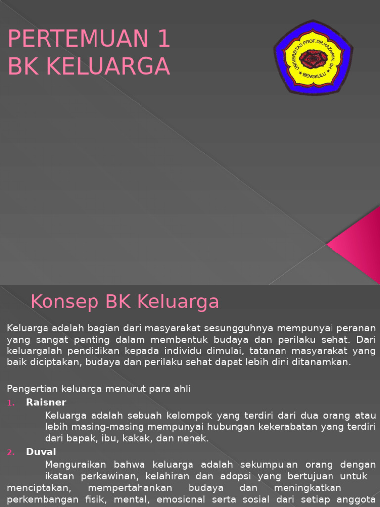 3. Materi 1 BK Keluarga | PDF
