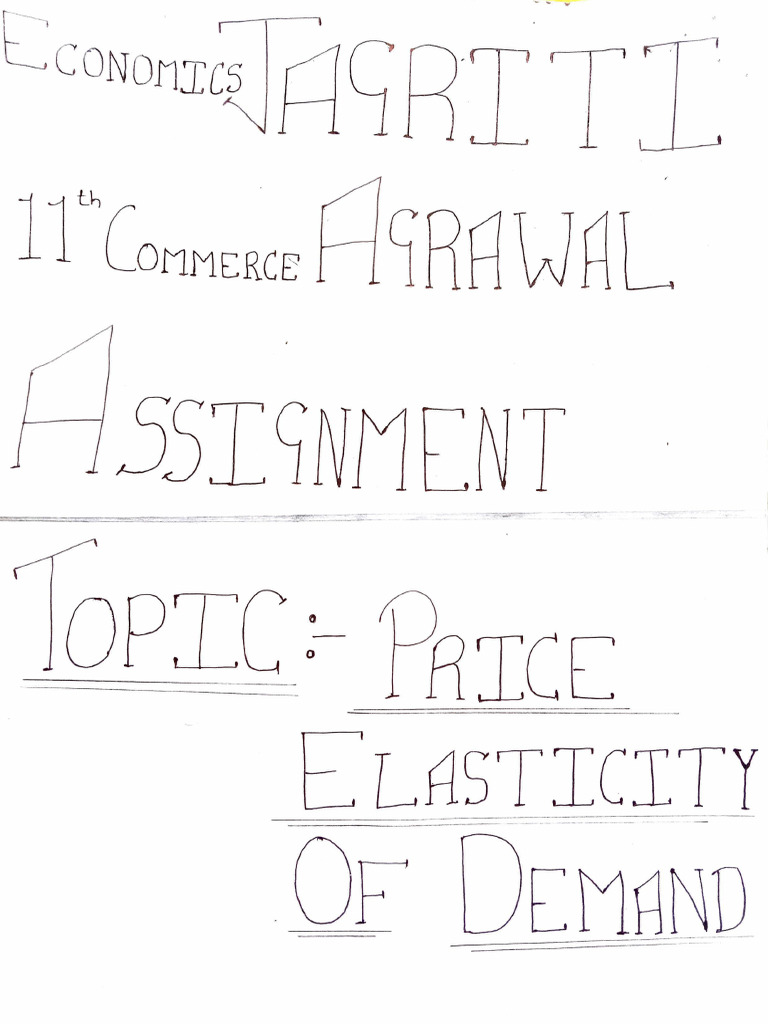 Supply Demand Chapter Notes | PDF