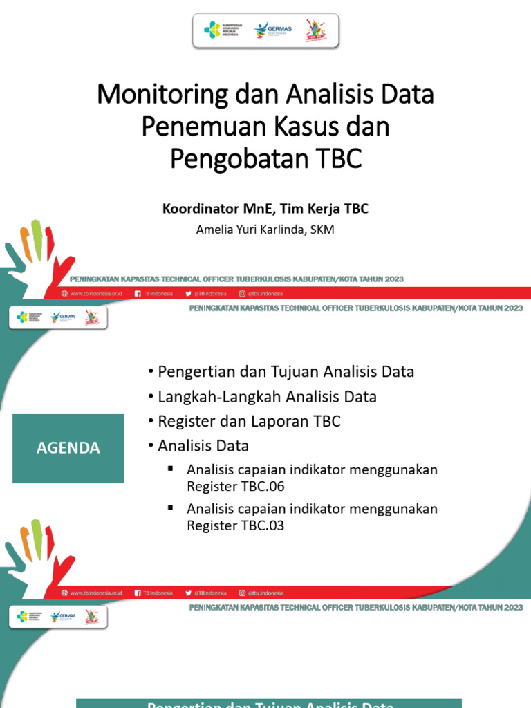 Monitoring Dan Analisis Data Penemuan Kasus Dan Pengobatan TBC Di Kabkota | PDF