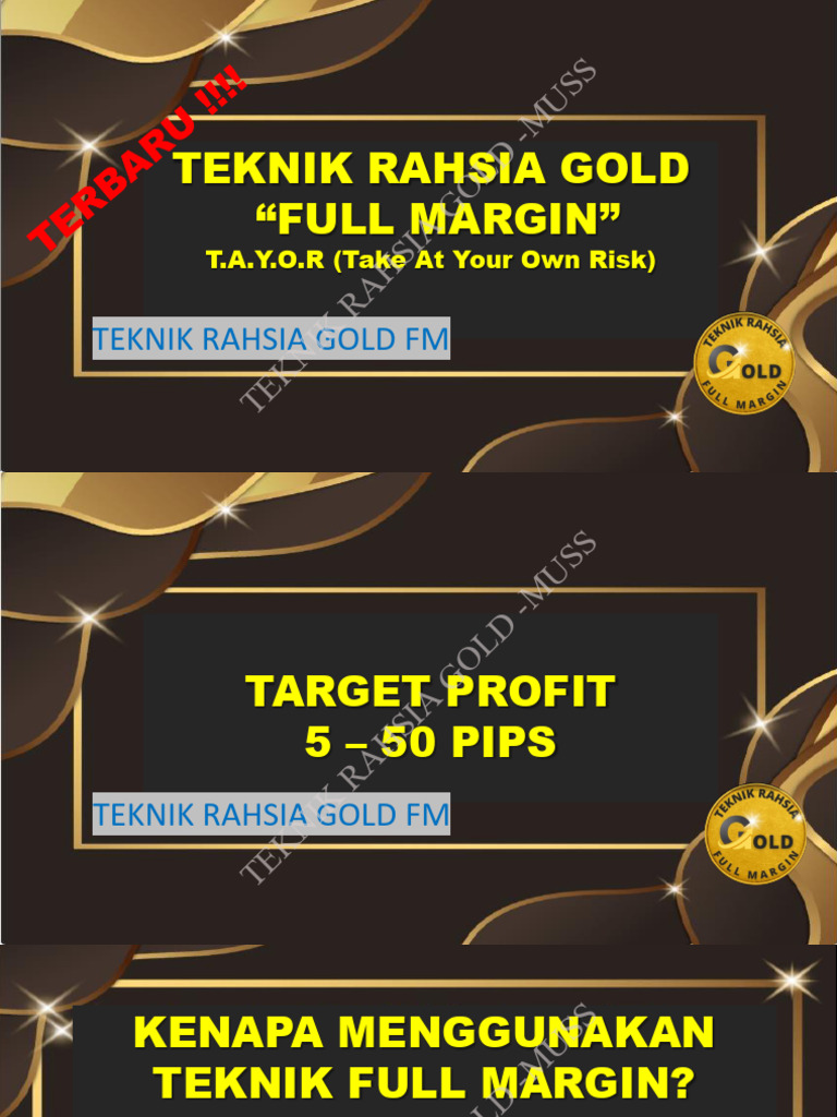 Teknik Rahsia Gold Full Margin 2024 | PDF