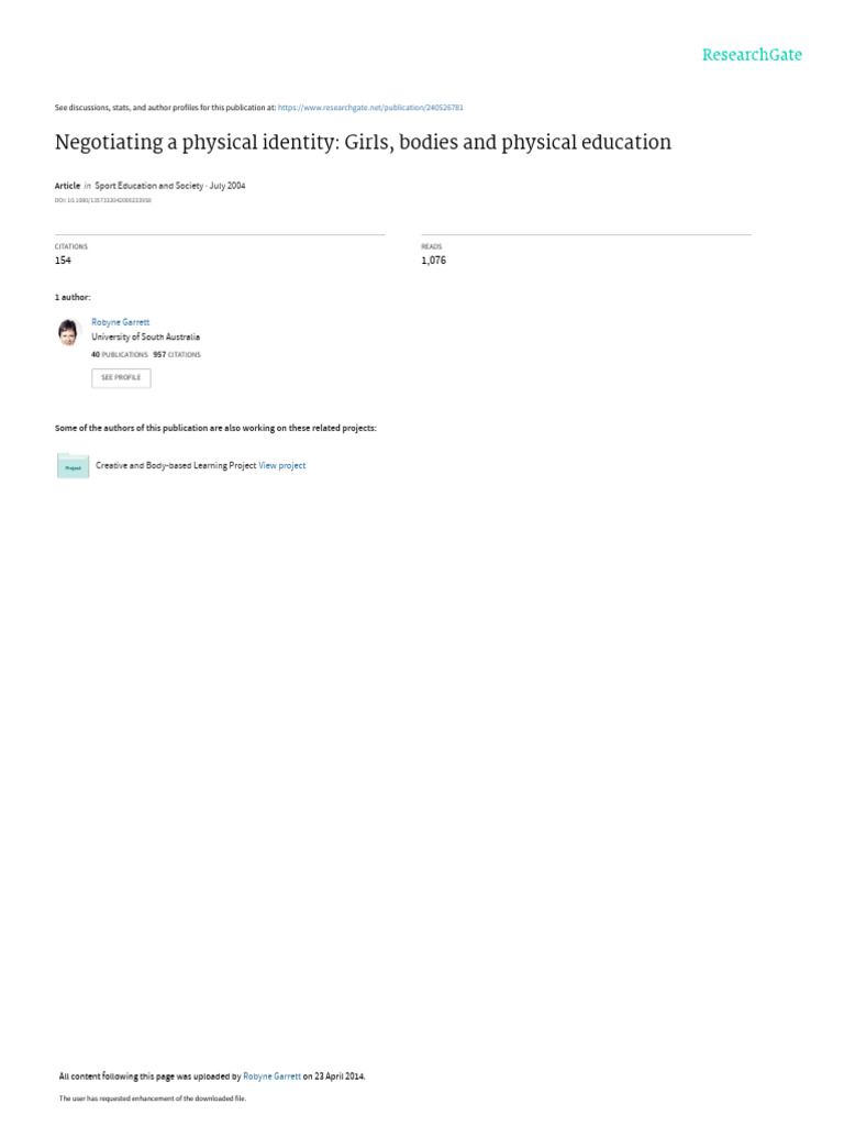 Physical Identity | PDF