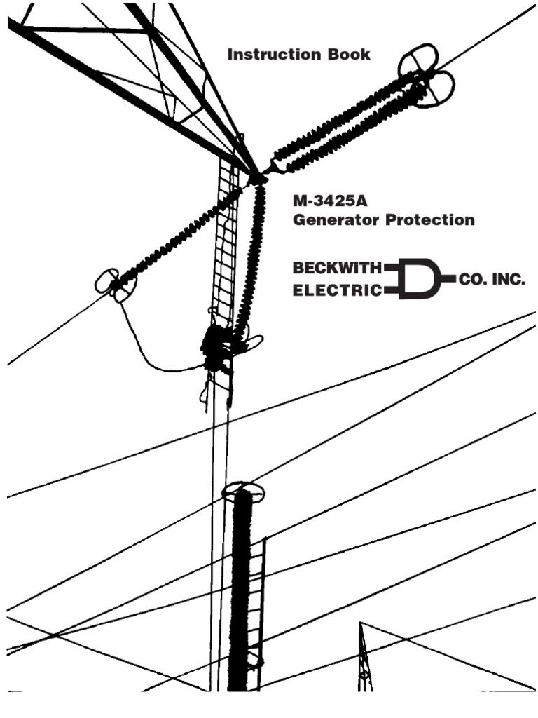 Beckwith 3425 | PDF | Alternating Current | Relay