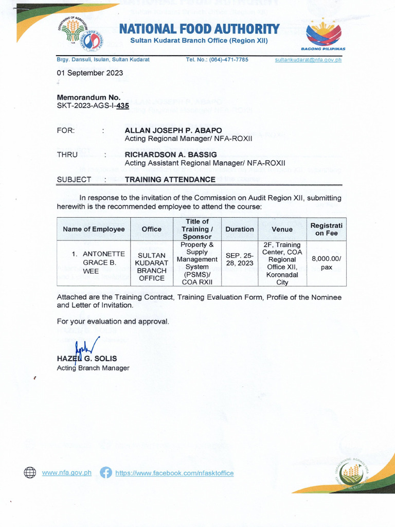 Office Order SKT 2023 Ags I 029 Records Management Improvement Committee | PDF