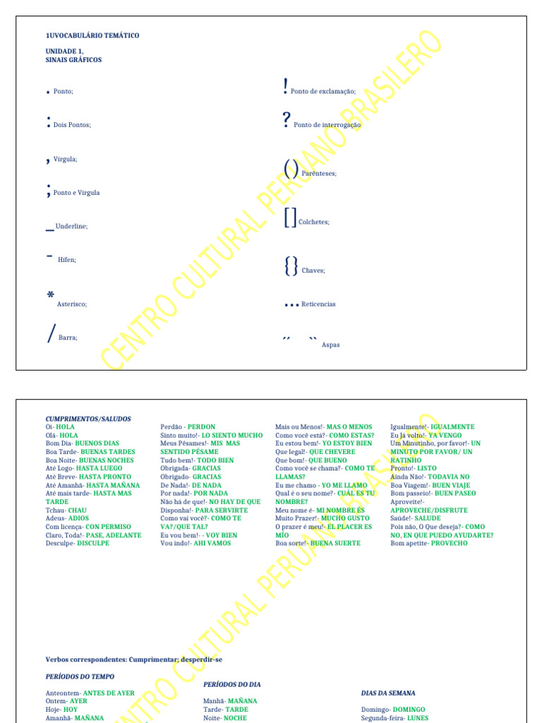 Vocabulário Temático Actual 2015 | PDF