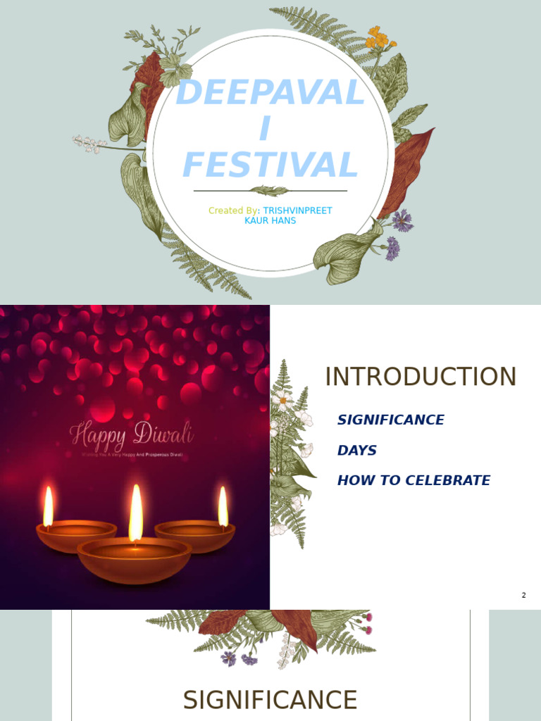 Deepavali Festival | PDF