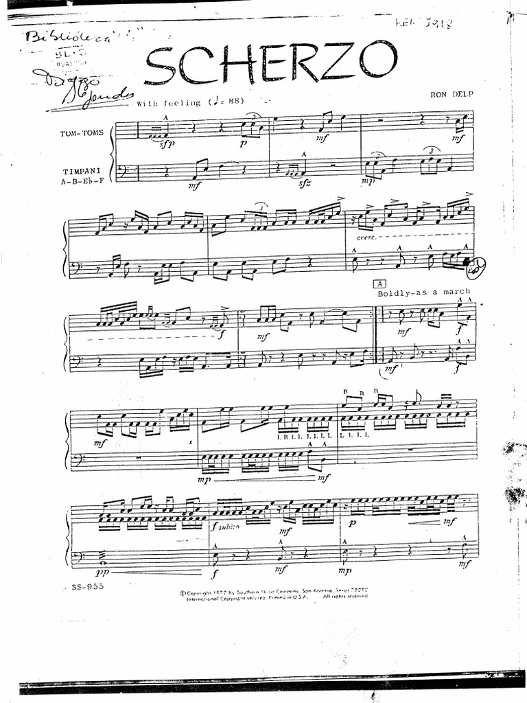 Dúo Scherzo - Ron Delp | PDF