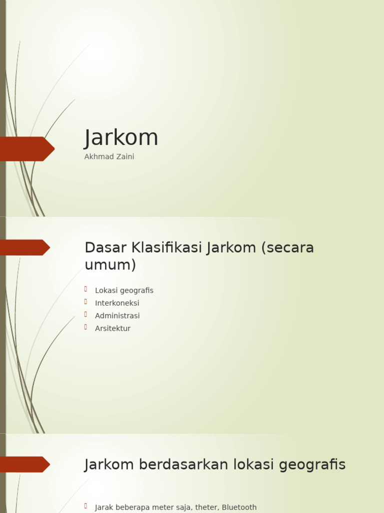 1 - Jarkom-Overview-Arsitektur | PDF