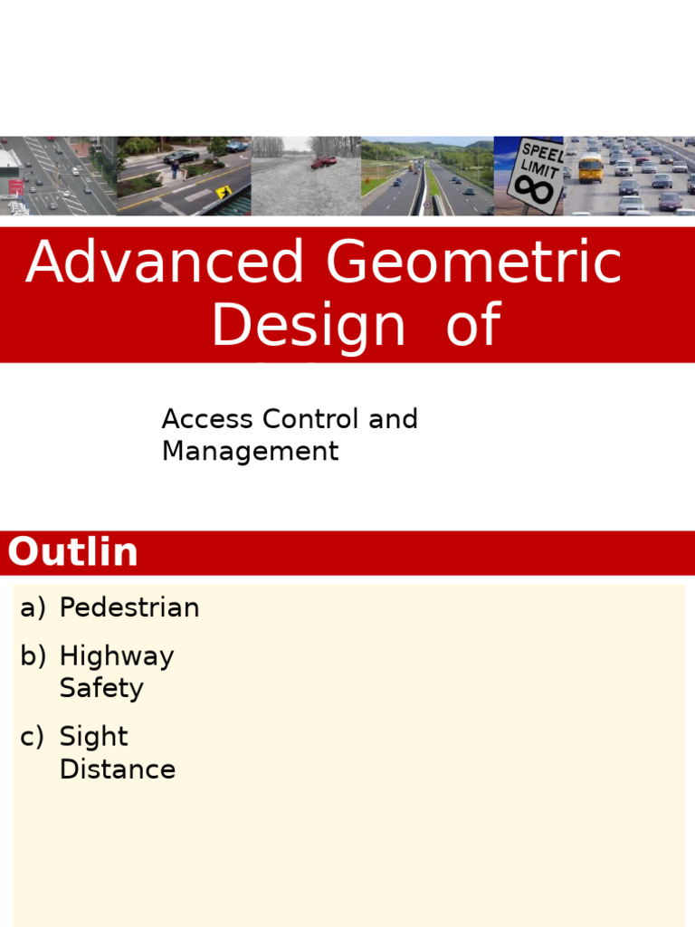 2 Design of Highways - Access Management | PDF