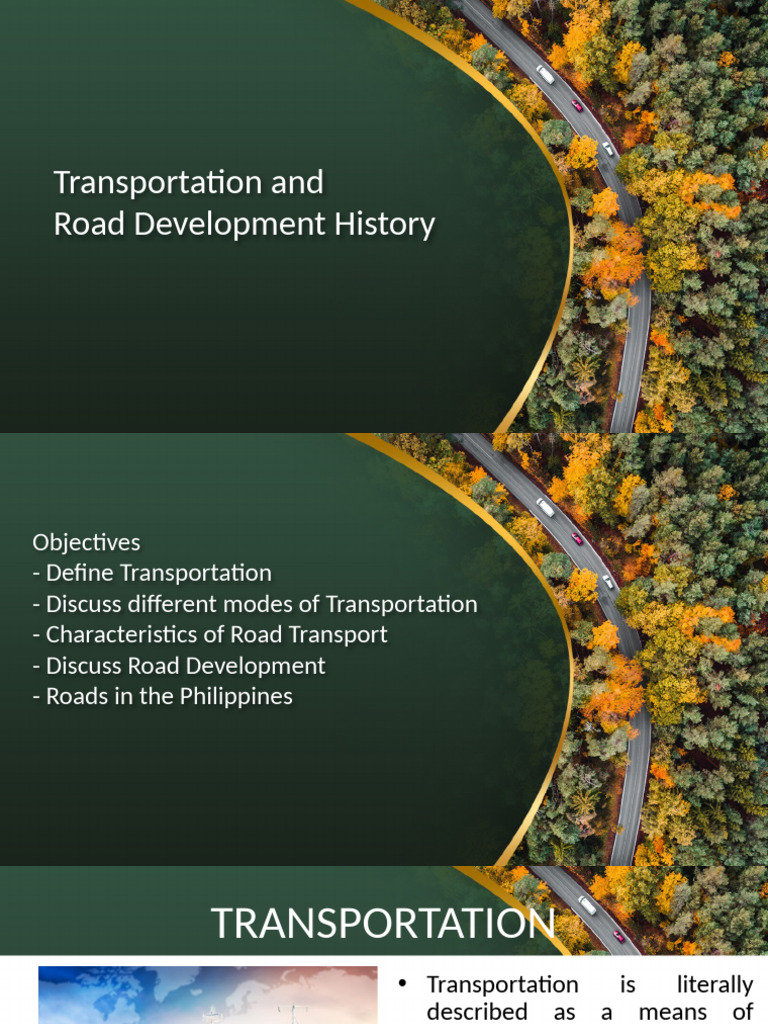 Importance of Road Transportation | PDF