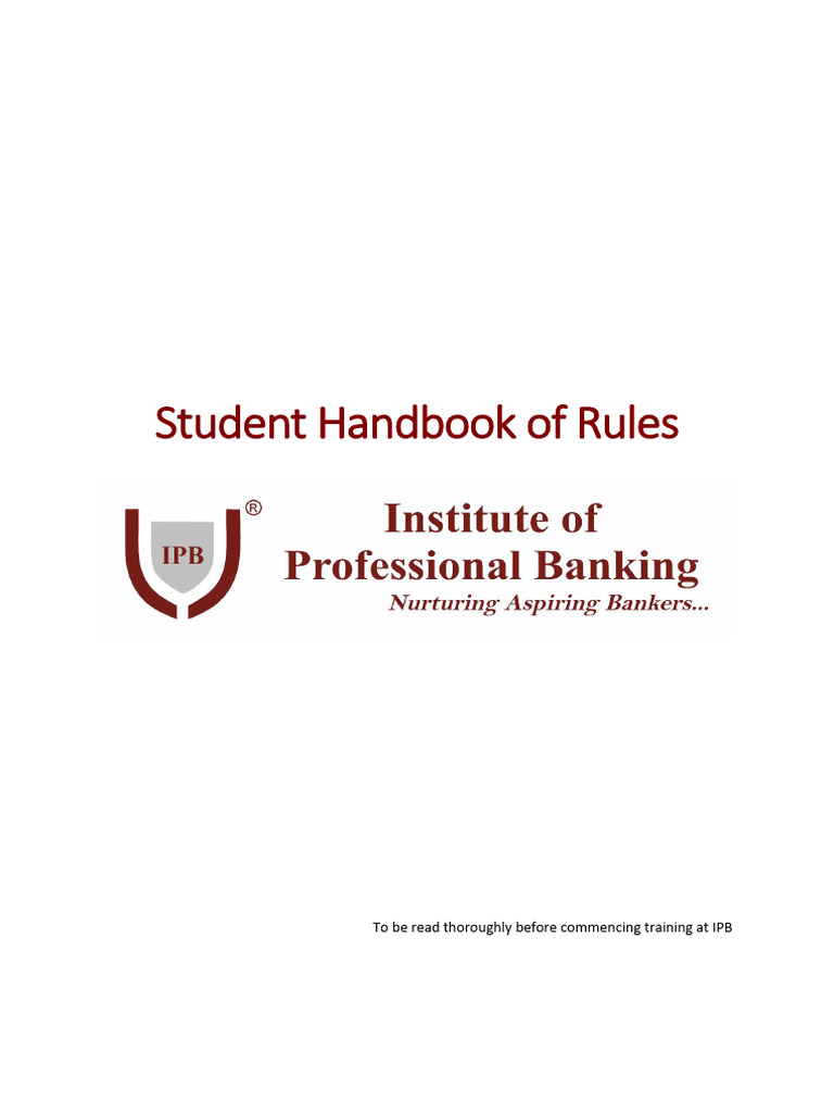 Student Rule Book and Declaration (Signed) | PDF