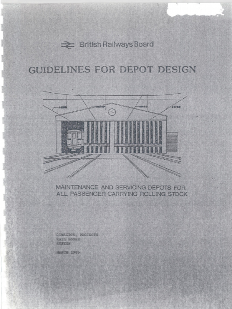 British Railways Board Guidelines For Depot Design | PDF